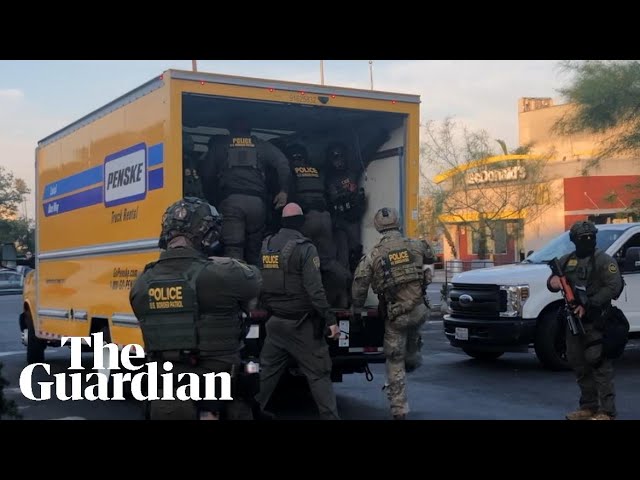 Border patrol agents use unmarked rental truck to ambush people at LA ...
