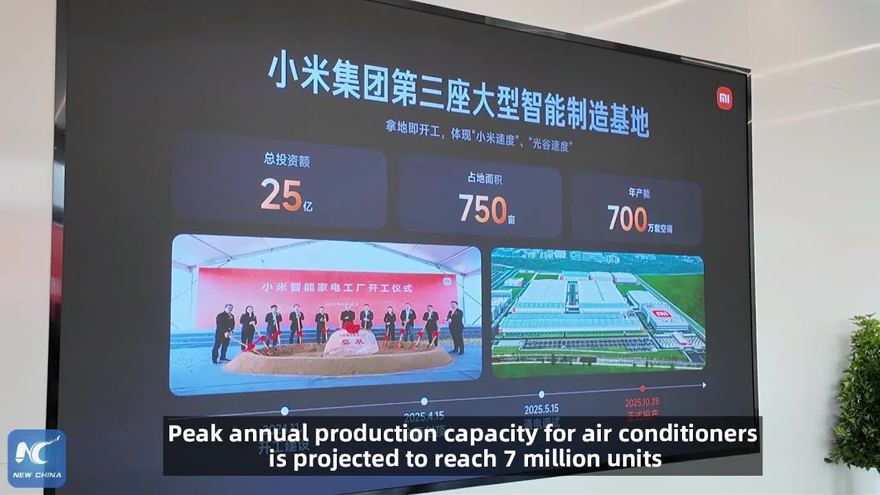 Xiaomi's first smart home appliance factory begins operations - MCI Group